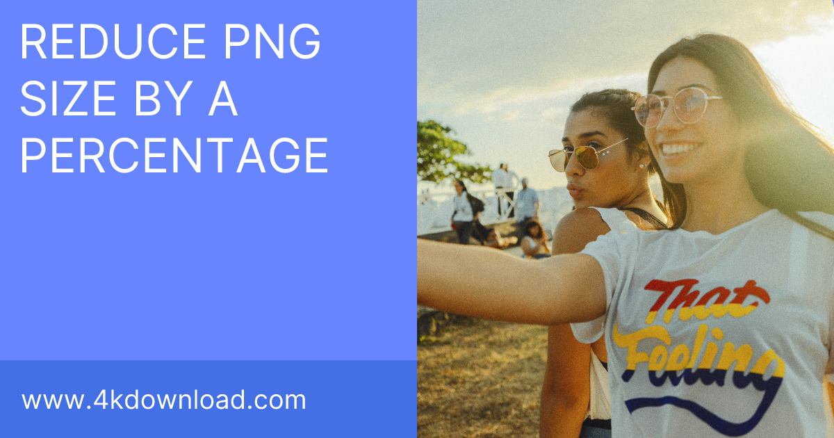 How to Reduce PNG Size by a Percentage | 4K Download