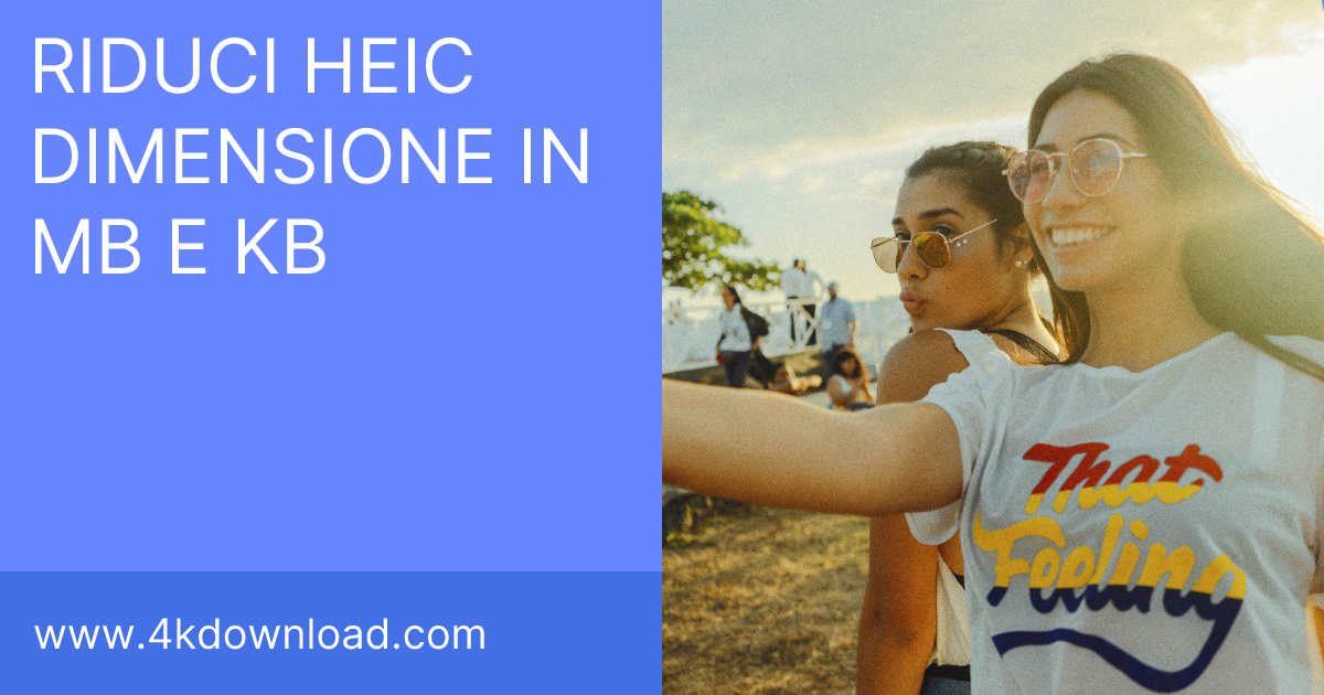 Come ridurre le dimensioni di HEIC in MB e KB | 4K Download